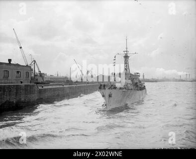 HMS LOCH TARBERT, BRITISH LOCH CLASS FRIGATE. 24 TO 29 APRIL 1945 ...