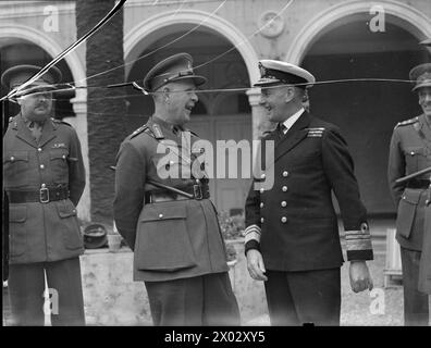 LORD GORT TAKES OVER FROM LIEUTENANT GENERAL SIR CLIVE LIDELL, THE ...