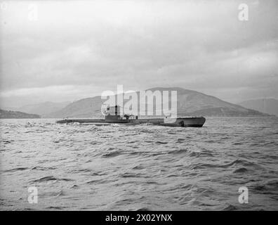 INTERIOR OF HM SUBMARINE GRAPH, CAPTURED GERMAN U-BOAT (U570). OCTOBER ...
