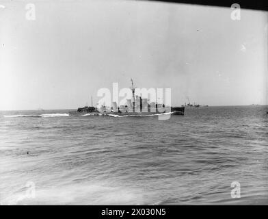 BIG BRITISH SHIPS IN THE IONIAN SEA AS INVASION OF SICILY BEGAN. 10 TO ...