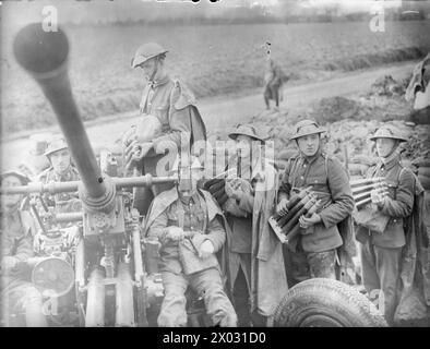In November 1939, a 40mm Bofors anti-aircraft gun and its crew were ...