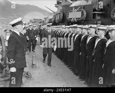 A MAN AND HIS JOB - ABOARD HMS RODNEY. JULY 1943, OFFICERS AND MEN ...