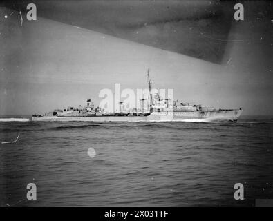HMS Eskimo a Royal Navy Tribal Class Destroyer seen here on Arctic ...