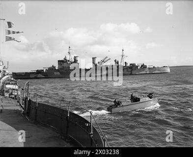 HM SHIPS AS SEEN FROM HMS ASHANTI. MARCH 1942, ON BOARD THE TRIBAL ...