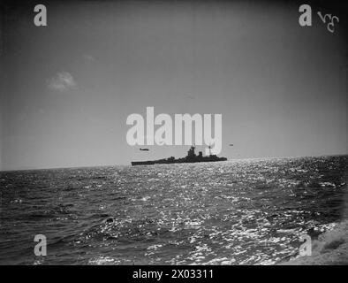 HMS NELSON WORKING UP AFTER REFIT. 1 MAY 1942, ON BOARD HMS WHEATLAND ...