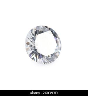 One beautiful shiny diamond isolated on white Stock Photo - Alamy