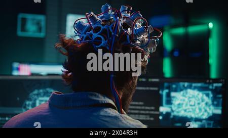 Engineer puts EEG headset on, links brain to cyberspace, conducts ...