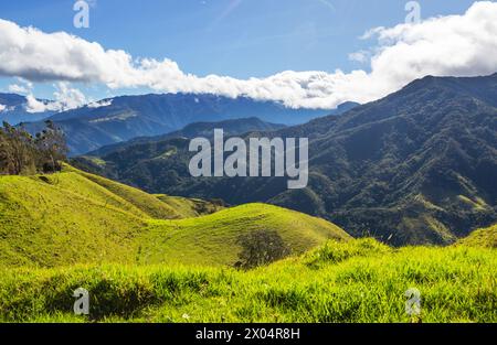Rural landscapes in green colombian mountains Stock Photo - Alamy