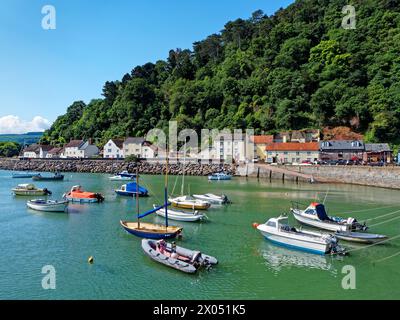 UK, Somerset, Minehead Harbour Stock Photo - Alamy