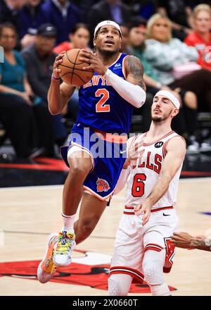 New York Knicks' Miles McBride in action during an NBA basketball game ...