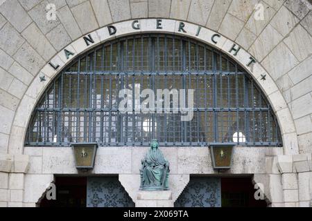 Berlin, Germany. 10th Apr, 2024. View of the sculpture of the Roman ...