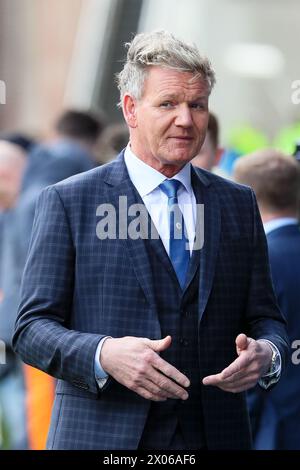 GORDON RAMSAY, celebrity chef, photographed at his attendance at Ibrox ...