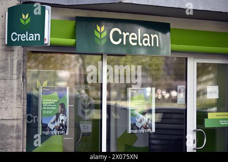 Illustration shows Crelan bank in De Pinte, Wednesday 06 August 2025 ...