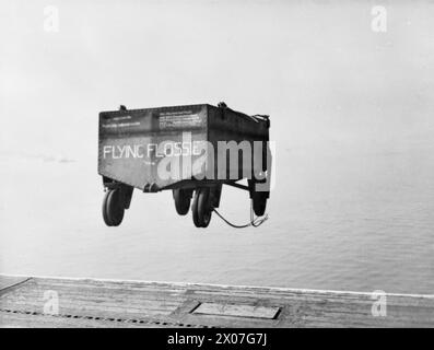 "FLYING FLOSSIE". APRIL 1945, ON BOARD THE ESCORT CARRIER HMS KHEDIVE ...