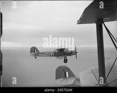 Fairey Albacore aircraft of No 820 Squadron Fleet Air Arm operate from ...