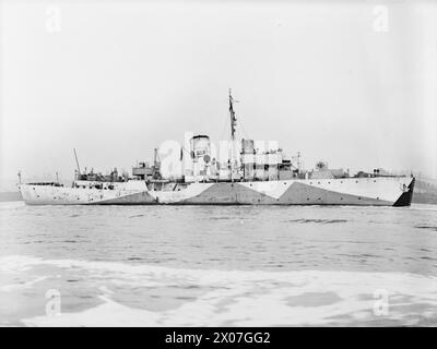 British Flower Class Corvette HMS Campunala Stock Photo - Alamy
