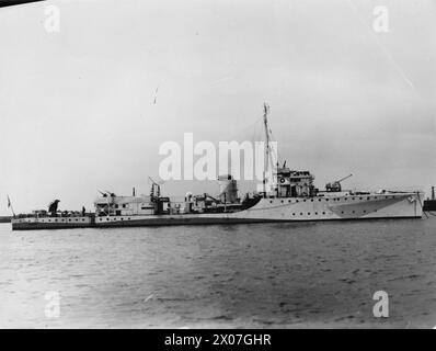 HMS SHEARWATER, BRITISH KINGFISHER CLASS PATROL SLOOP. 1941. HMS ...