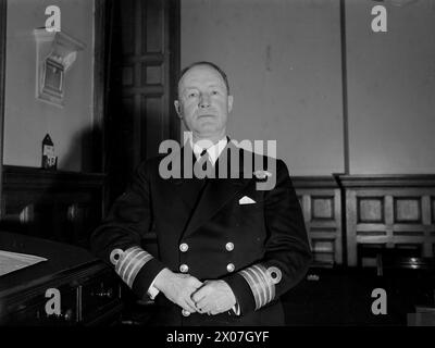 ADMIRAL SIR CHARLES KENNEDY-PURVIS, THE DEPUTY FIRST SEA LORD, INSPECTS ...