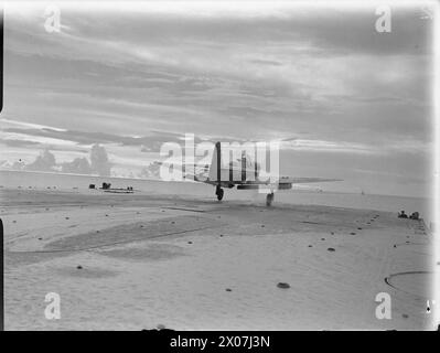 The first Fairey Firefly of 1770 Squadron, Fleet Air Arm with rockets ...
