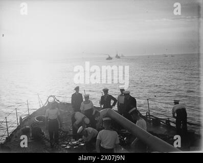 ON BOARD THE DESTROYER HMS HERO AS SHE WENT FROM ALEXANDRIA TO HAIFA ...