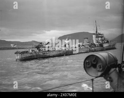SHIPS AT HVALFJORD, ICELAND. 10 TO 22 NOVEMBER 1941, ON BOARD THE ...