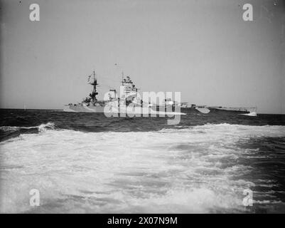 HMS NELSON WORKING UP AFTER REFIT. 1 MAY 1942, ON BOARD HMS WHEATLAND ...