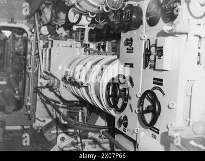 INTERIOR OF HM SUBMARINE GRAPH, CAPTURED GERMAN U-BOAT (U570). OCTOBER ...