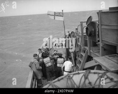 LIFE IN A MOTOR MINESWEEPER ON THE NORTH SEA. MARCH 1943, ON BOARD HM ...