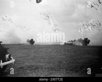 TONSIL, THE ROYAL NAVY'S EXPERIMENTAL ANTI-FLYING BOMB ROCKET BATTERY ...