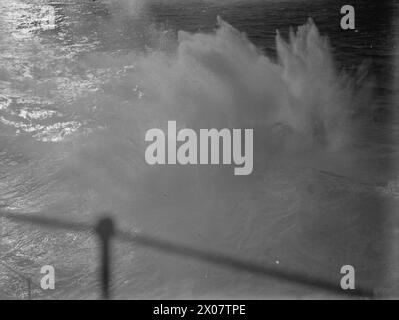 ON BOARD THE DESTROYER HMS COSSACK DURING TORPEDO AND ANTI-SUBMARINE ...