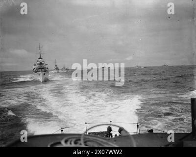 DESTROYER MANOEUVRES AT SCAPA FLOW, IN PREPARATION FOR THE SECOND FRONT ...