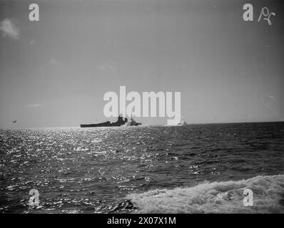 HMS NELSON WORKING UP AFTER REFIT. 1 MAY 1942, ON BOARD HMS WHEATLAND ...
