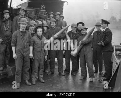 HMS VANITY SHOOTS DOWN DORNIER DURING CONVOY ATTACK. FEBRUARY 1941, ON ...