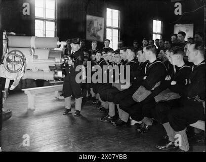 At HMS Raleigh, Torpoint, Cornwall, new recruits trained by loading ...