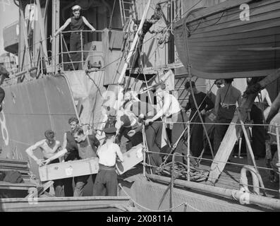 DESTROYER RAMMED AND SUNK U-BOAT. 30 SEPTEMBER 1942, DEVONPORT. ON ...