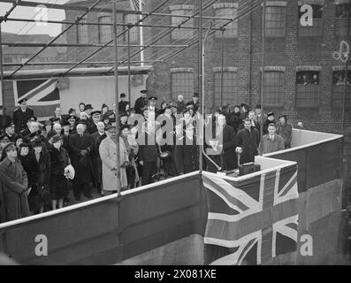 On 8 December 1942, HMS Indefatigable was launched in Glasgow by the ...