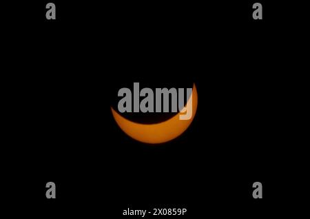 Solar Total Eclipse 2024 from Plattsburgh New York Stock Photo - Alamy