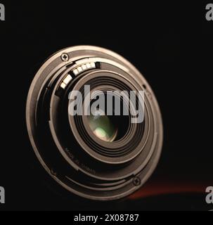 DSLR Lens: Capturing Light in Darkness Stock Photo - Alamy