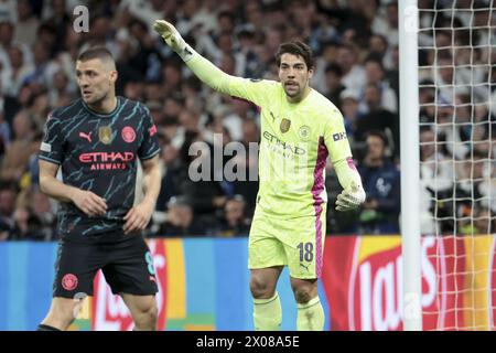 Manchester City goalkeeper Stefan Ortega during the Premier League ...