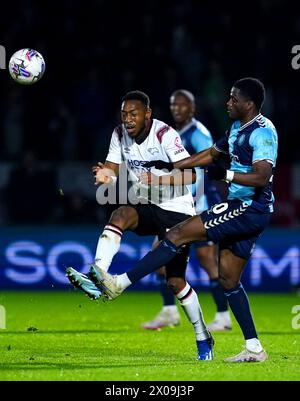 Derby County's Ebou Adams (right) scores his sides second goal during ...