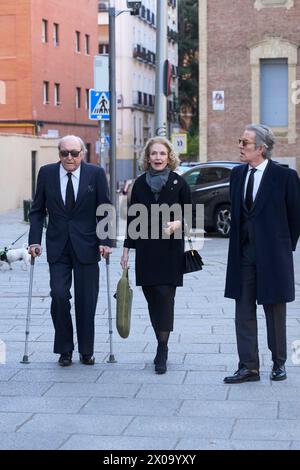 Madrid. Spain. 20240410, Alfonso Diez attends Ira von Furstenberg Mass ...