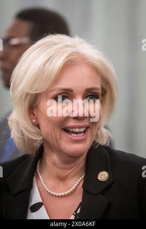 National Transportation Safety Board Chair Jennifer Homendy speaks as ...