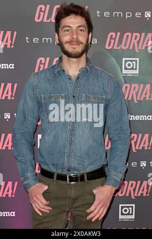 Alessandro Sperduti attends the red carpet of Netflix tv series "Il ...