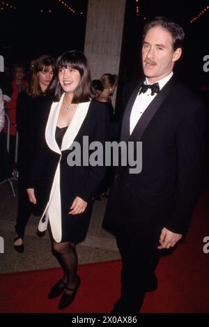 Kevin Kline with Phoebe Cates at the LA Premiere of Grand Canyon in ...