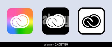 adobe creative cloud logo white