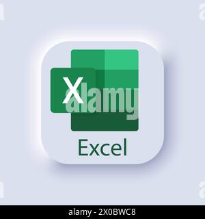 Microsoft Excel logo. Spreadsheet program. Microsoft Office 365 ...