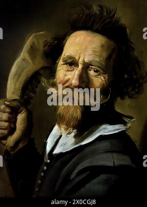Portrait of a man with the jawbone of a cow in his hand - Pieter ...