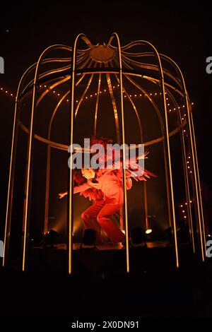 Mika performing at Eventim Apollo LONDON, ENGLAND - APRIL 09: Mika ...