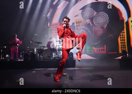 Mika performing at Eventim Apollo LONDON, ENGLAND - APRIL 09: Mika ...
