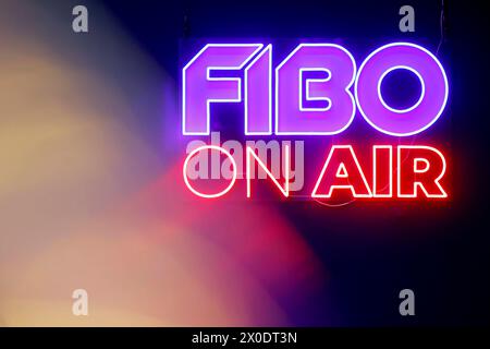 Das Logo der FIBO zu sehen auf der Internationalen Leitmesse für ...